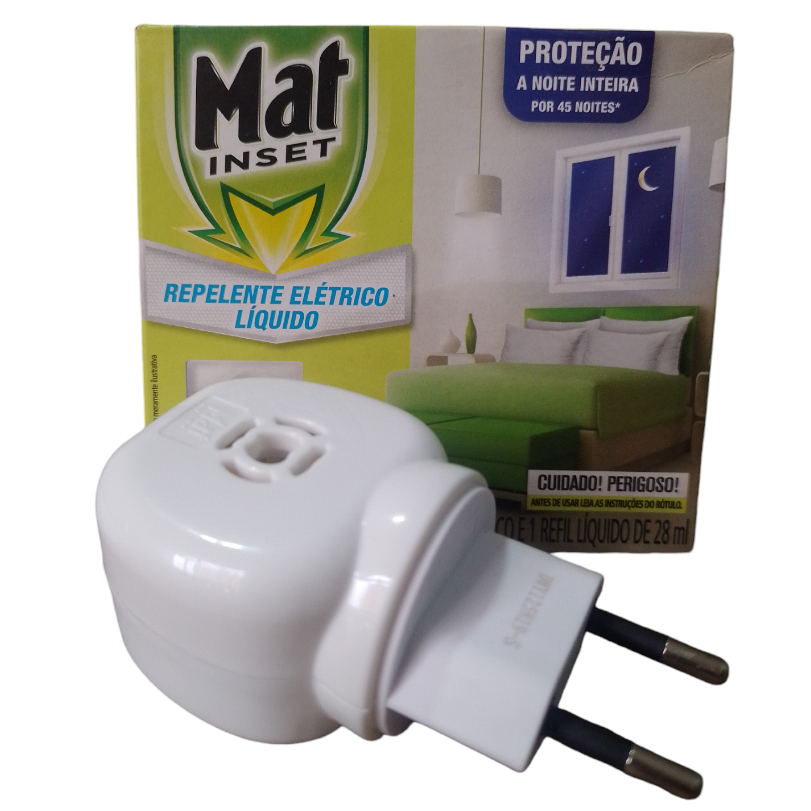 Aparelho Elétrico Líquido 45 Noites Mat Inset + 1 Refil 28ml | Shopee ...