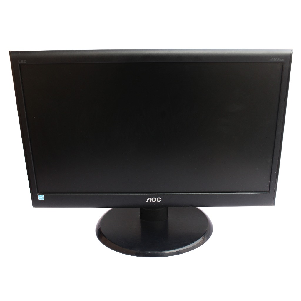 Monitor LED AOC E950SWn 18.5 Polegadas Black | Shopee Brasil