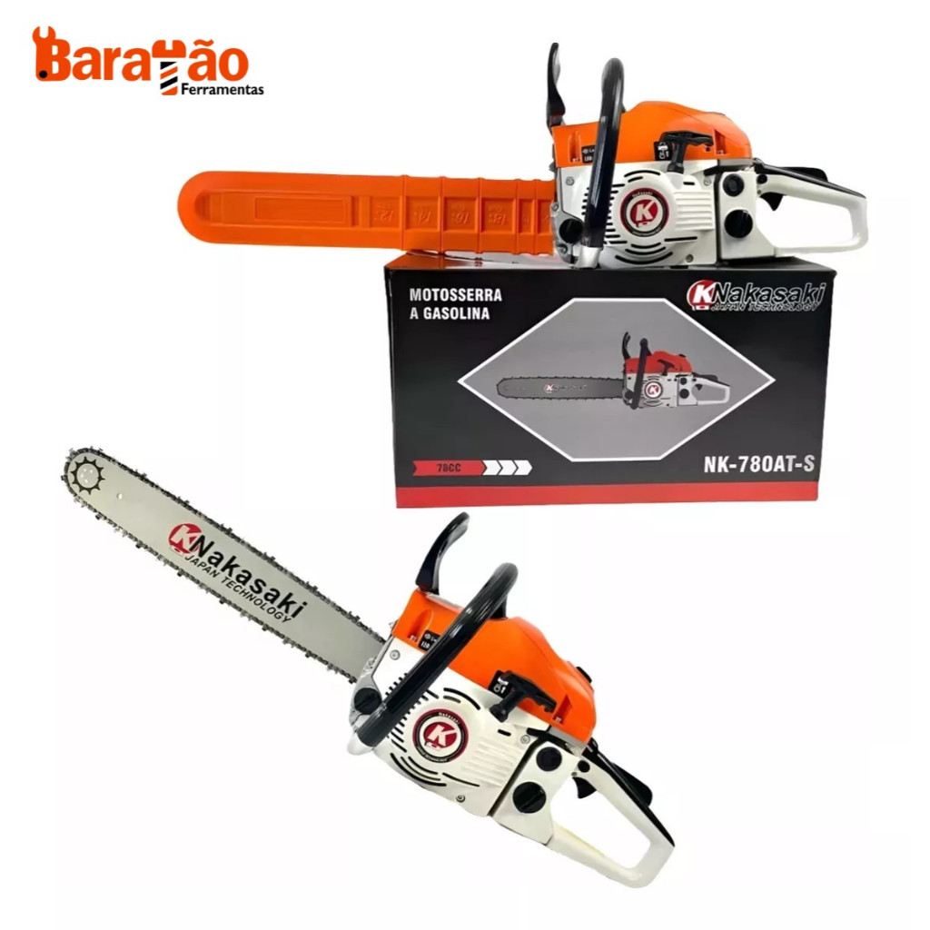 Motosserra 78cc Sabre 55cm Profissional Nakasaki | Shopee Brasil