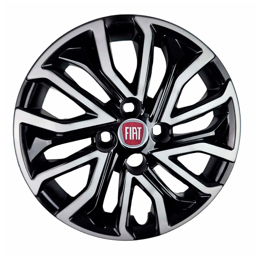 Jogo Calota Para Fiat Aro 15 Palio Argo Mobi Cronos Punto Siena Carlota ...