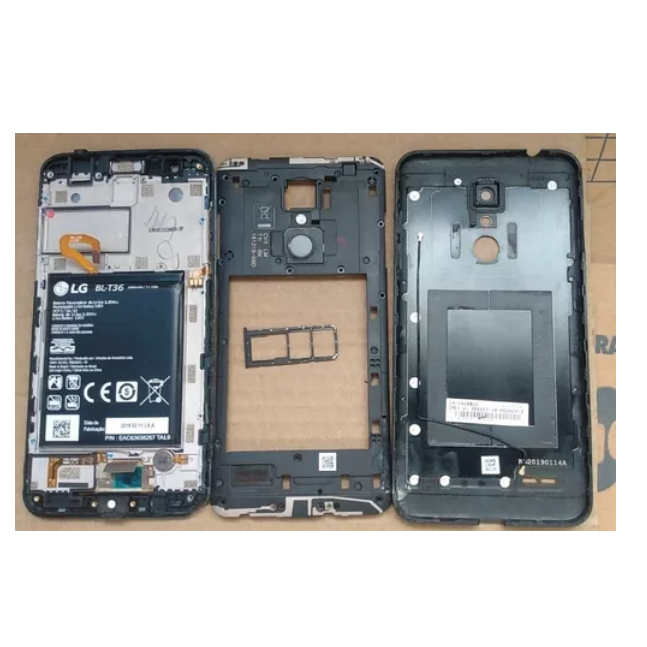 Carcaça+ Componentes LG K11+ Plus 32gb Lmx410bcw Lmx410 (Usado ...