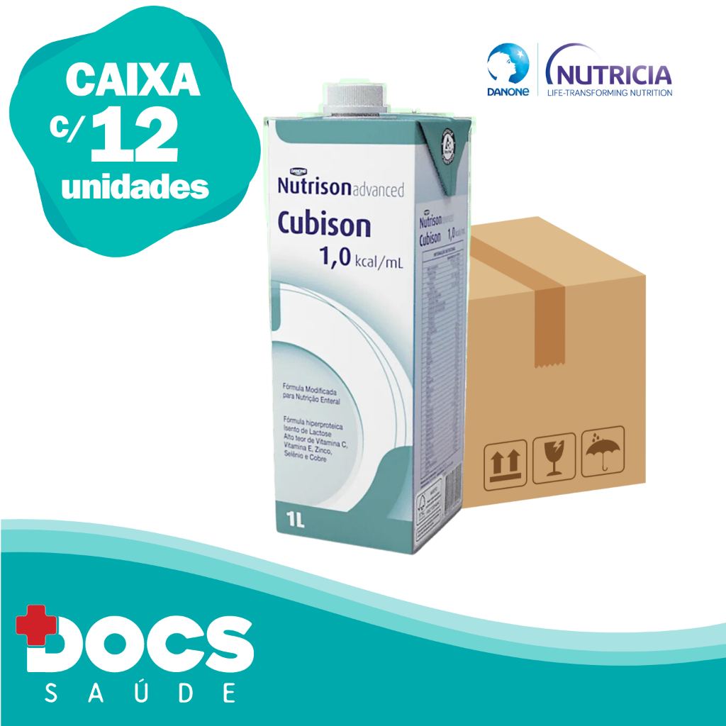 Dieta Enteral Nutrison Advanced Cubison 1.0 Kcal 1000ml Danone CX 12 ...