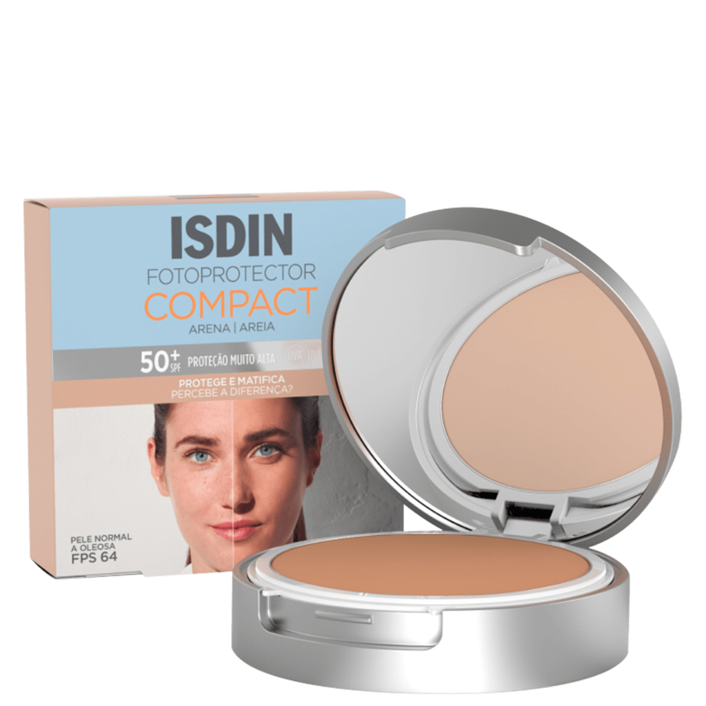 Isdin Protetor Solar Facial Pó Compacto FPS 50+ (10g) | Shopee Brasil