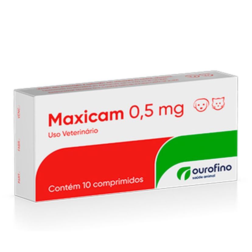MAXICAM COMPRIMIDOS 0,5mg - cx c/ 10 comprimidos | Shopee Brasil
