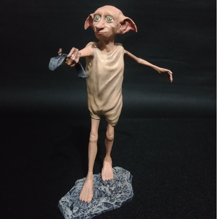 Escultura Personagem Dobby Action Figure Gollum Elfo do Harry Potter em ...