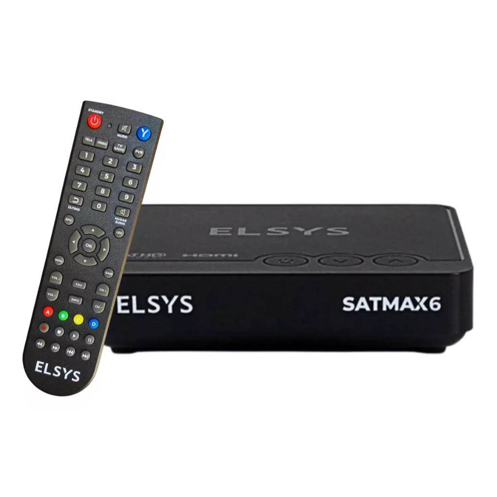 Receptor Digital Full Hd Satmax 6 Banda Ku Elsys ETRS72 Sat HD | Shopee Brasil