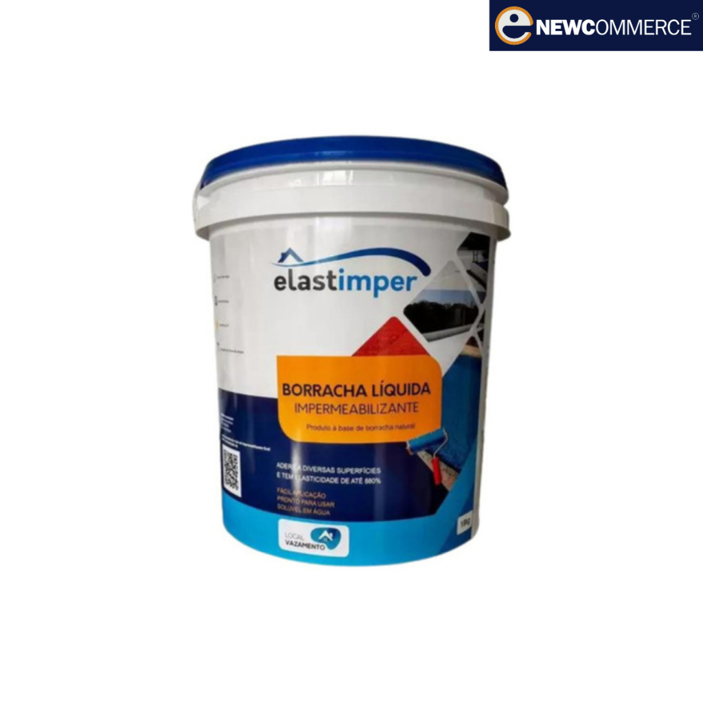 Borracha Líquida Elastimper 3,6kg + Manta - Escolha sua cor! | Shopee Brasil