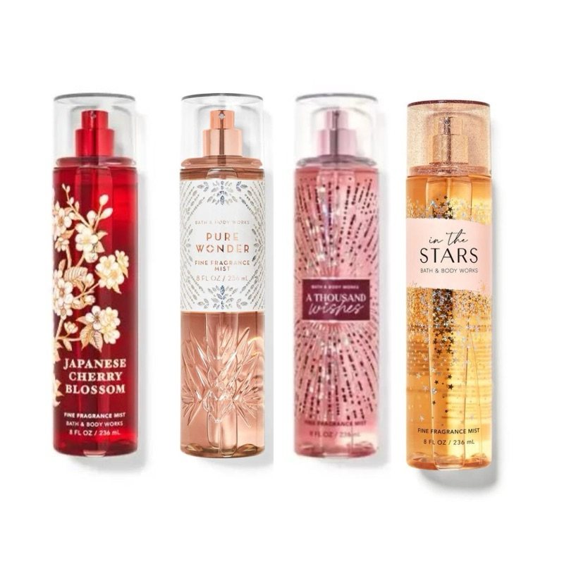 Bath & Body Works - Body splash 236ml | Shopee Brasil