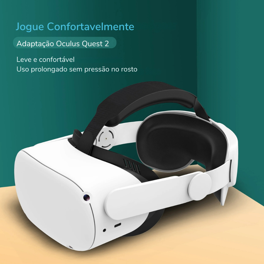 Suporte De Cabeca Nuca Halo Strap Para Oculus Quest 2 Gomrvr Shopee Brasil