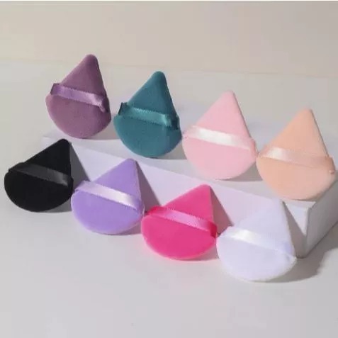 Kit 2 Kit 4 Kit 6 Esponja puff para maquiagem pó triangular almofada ...