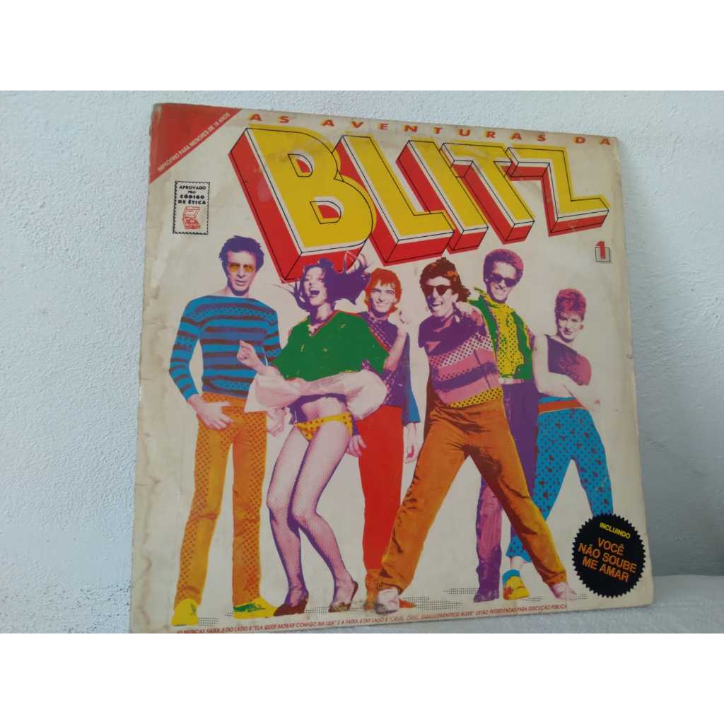 Lp Blitz - As Aventuras Da Blitz - Com Encarte - Leia A Descrição ...
