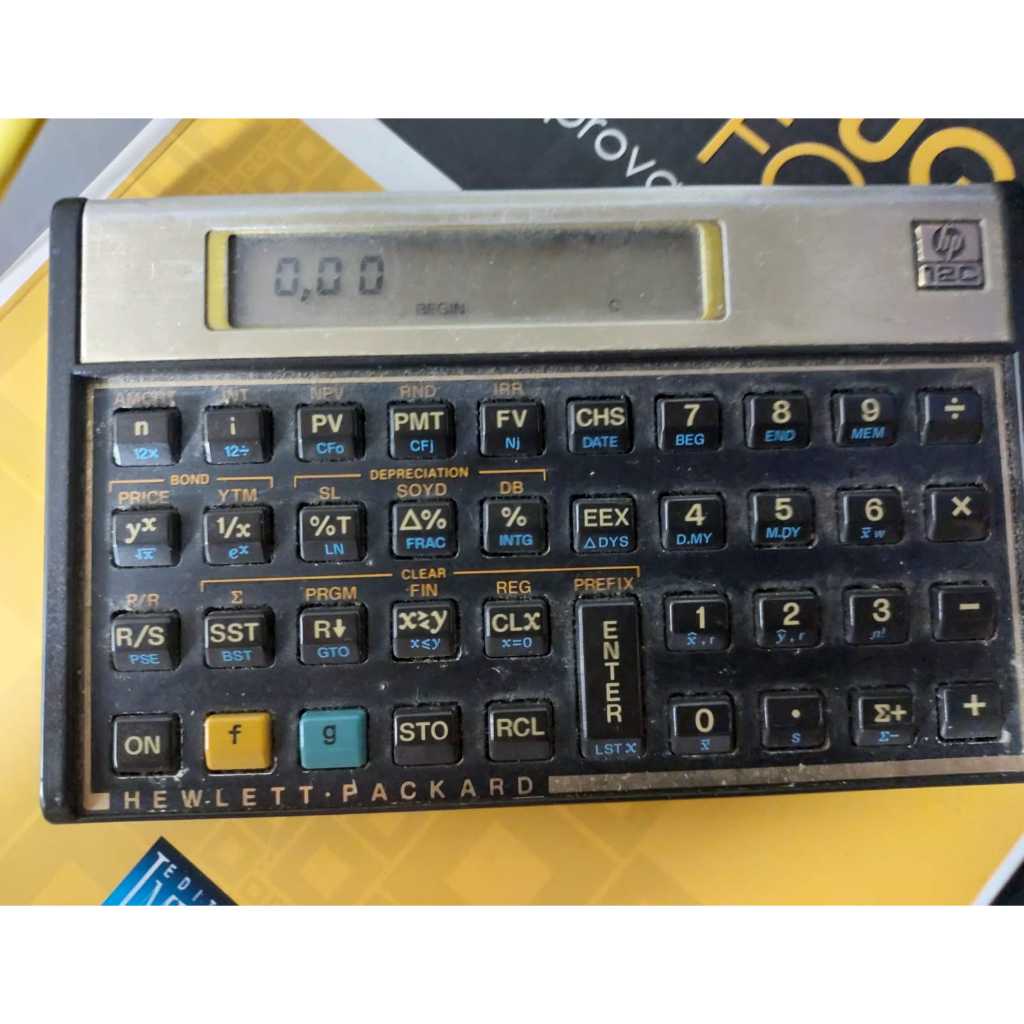 Calculadora Financeira HP 12C - Original | Shopee Brasil