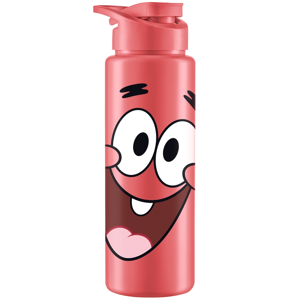 Garrafa Garrafinha Squeeze 750ML - Bob Esponja - Patrik 1 - Plástico ...
