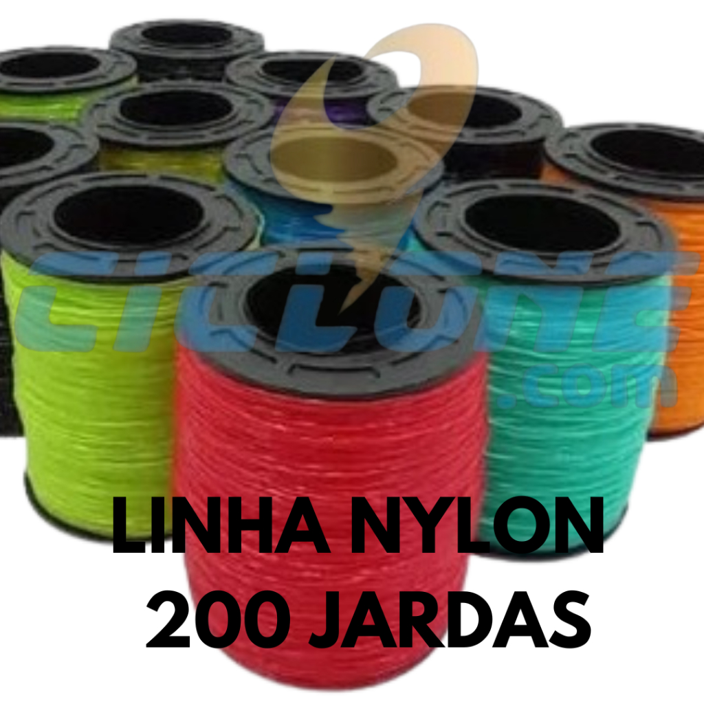 linha de nylon 200 jardas 12 unidades apronta entrega 0.40. | Shopee Brasil