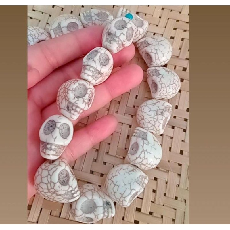 FIRMA DE CAVEIRA BRANCA RESINA PASSANTE 2CM PARA GUIAS E BRAJAR ...