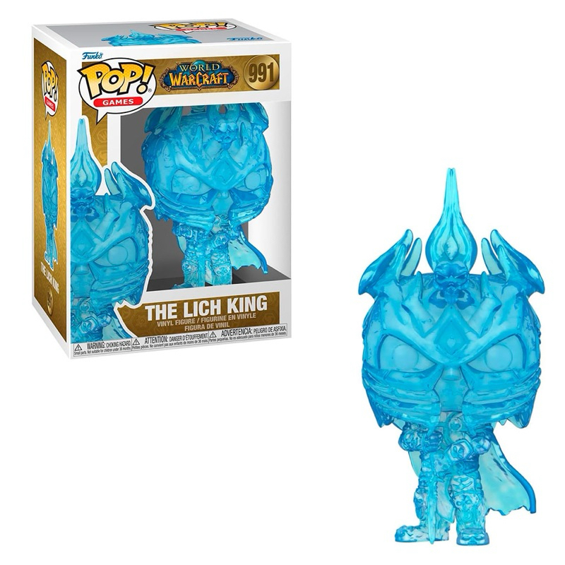 FUNKO POP GAMES WORLD OF WARCRAFT - THE LITCH KING 991 | Shopee Brasil