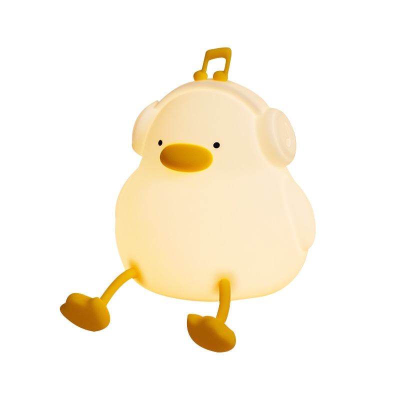 PPD2 Silicone Luz Da Noite Pato Lâmpada De Cabeceira Recarregável ...