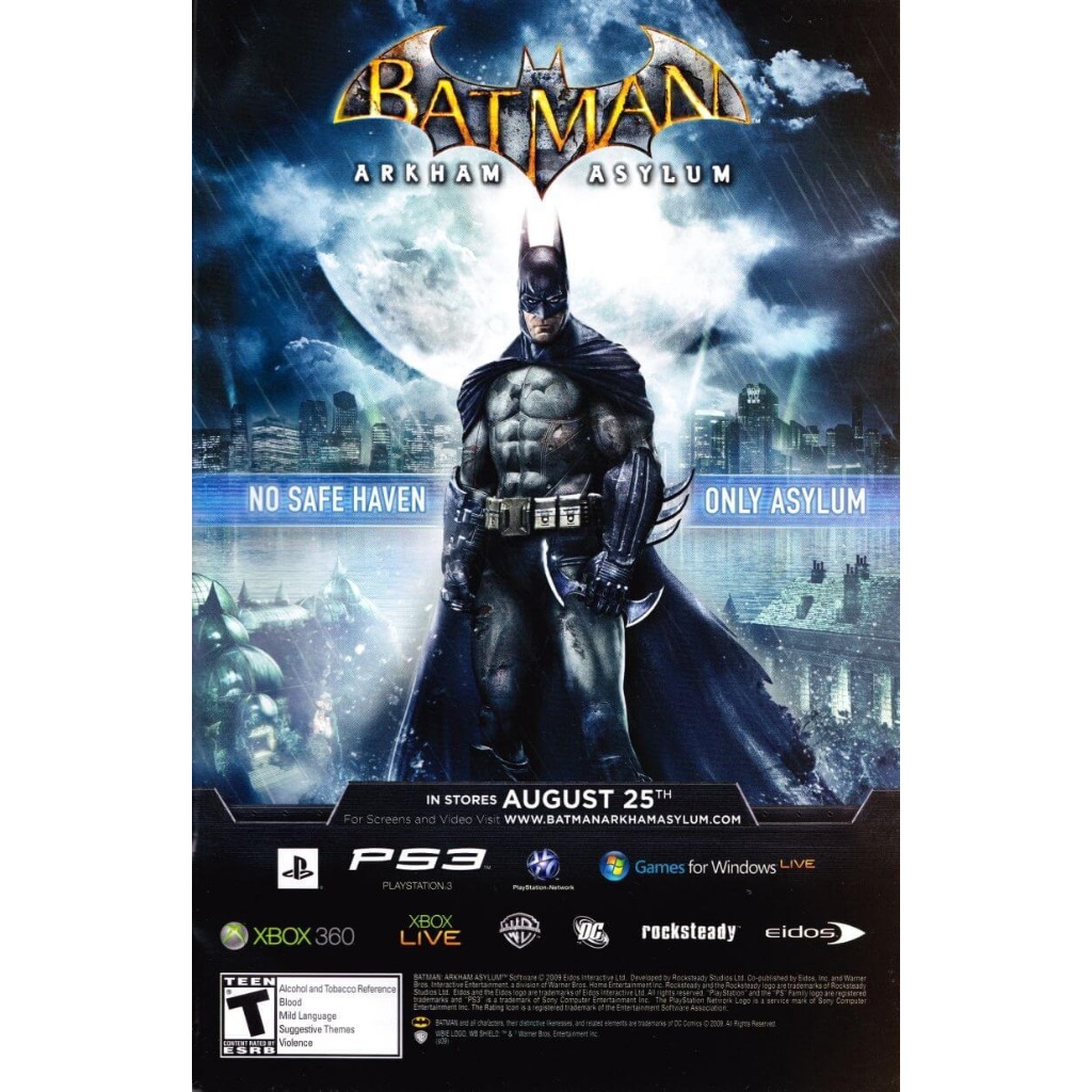 Batman Arkham Asylum - Xbox 360 | Shopee Brasil