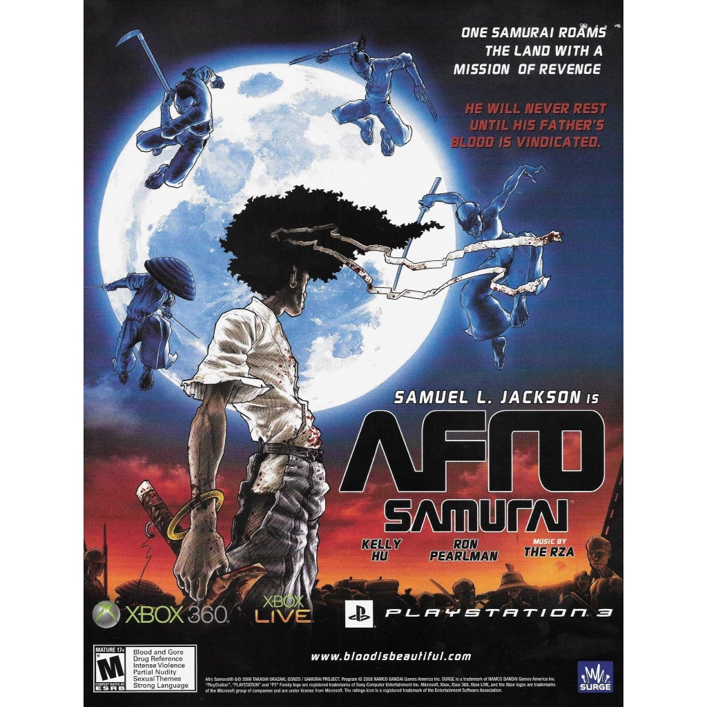 Afro Samurai - Xbox 360 Desbloq LT | Shopee Brasil