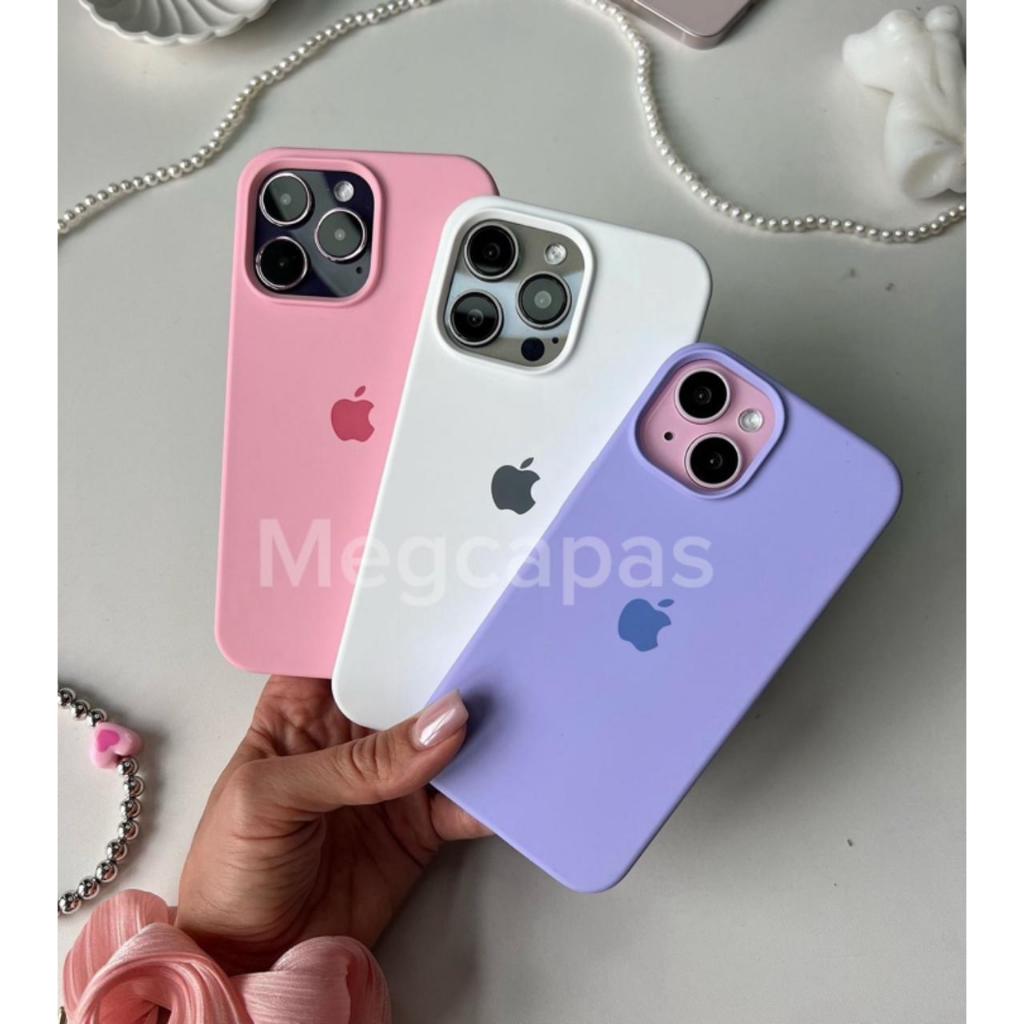 1 kit Com 3 Capas Case Aveludada Coleção Verão CANDY COLORS Capinha ...