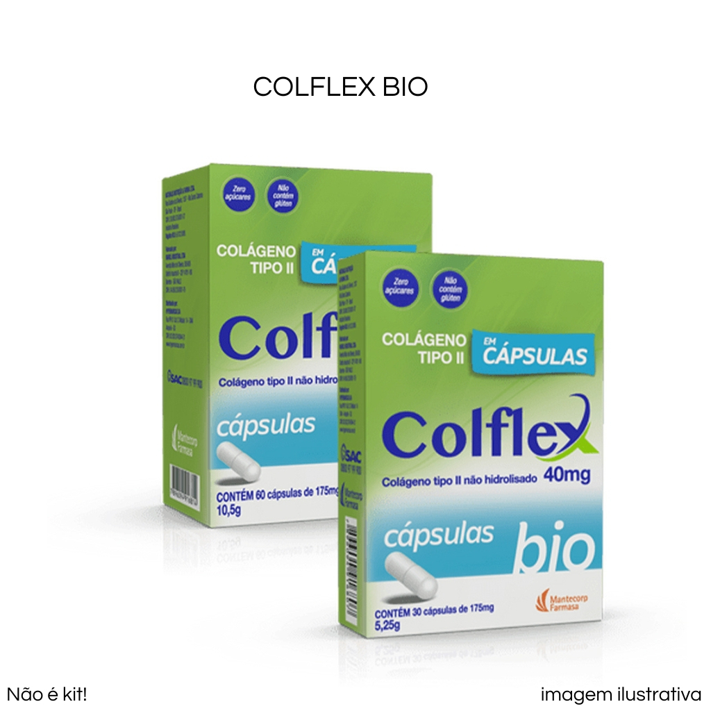 Colágeno Colflex Bio Tipo II Não Hidrolisado VALIDADE 03/2025 | Shopee ...