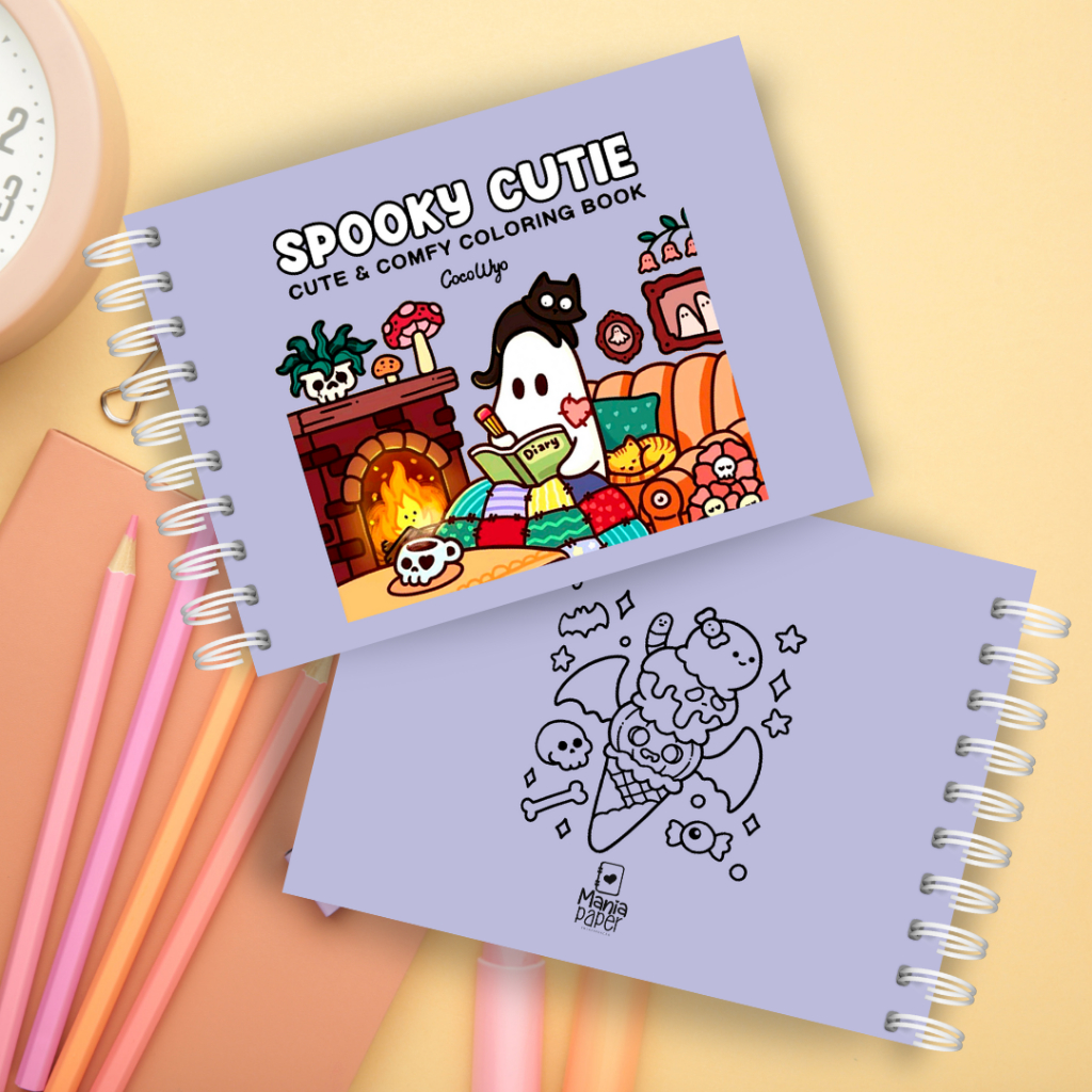 LIVRO DE COLORIR SPOOKY CUTIES - COCO WYO - Escorrega o Preço