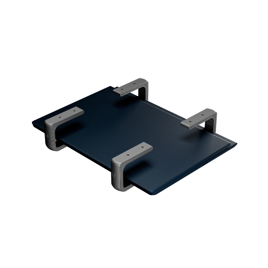 Suporte Notebook Mesa - Fixa Notebook Embaixo da Mesa | Shopee Brasil