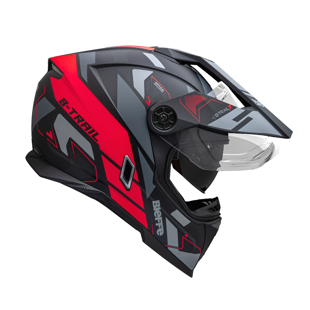 Capacete Moto Bieffe B-Trail Conquest Com Óculos Interno | Shopee Brasil
