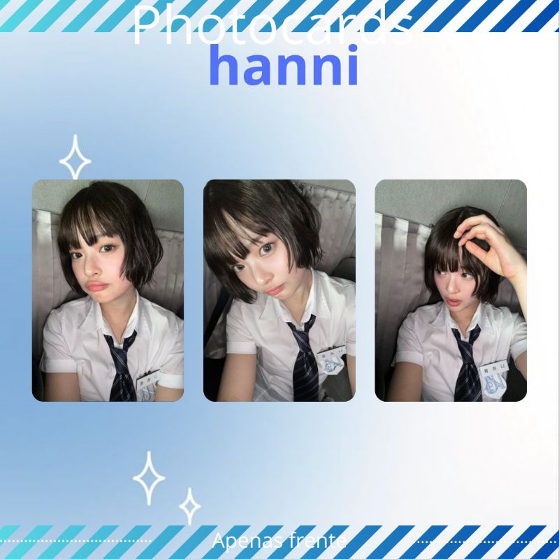 Kit Photocard fanmade hanni new jeans | Shopee Brasil