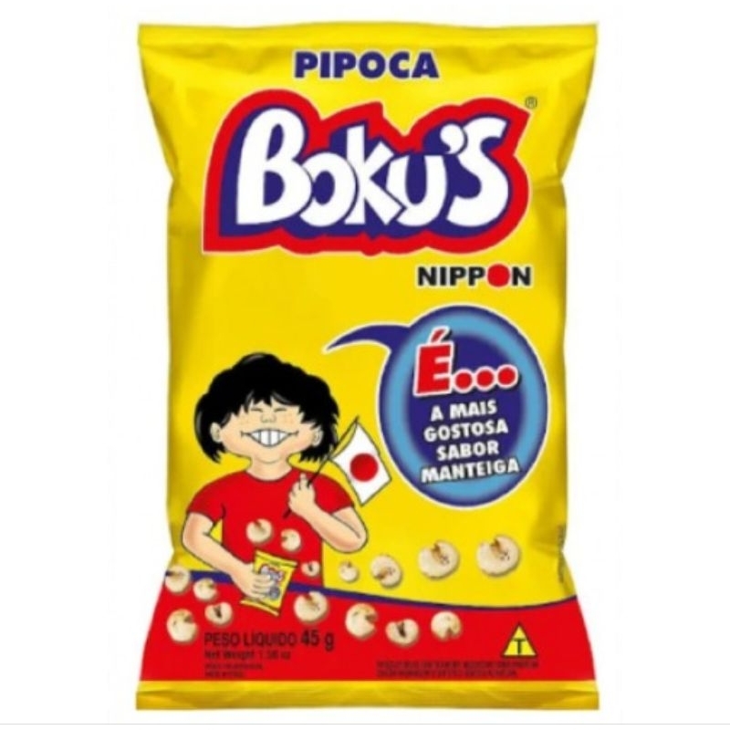Pipoca Bokus 45g Salgada e Doce Com 10 Unidades | Shopee Brasil