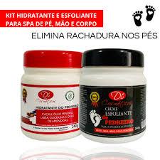 Kit Spa Do Pedreiro 1 Esfoliante + Hidratante Com Óleo De Amendoas Ureia E Glicerina 240g Cada ...