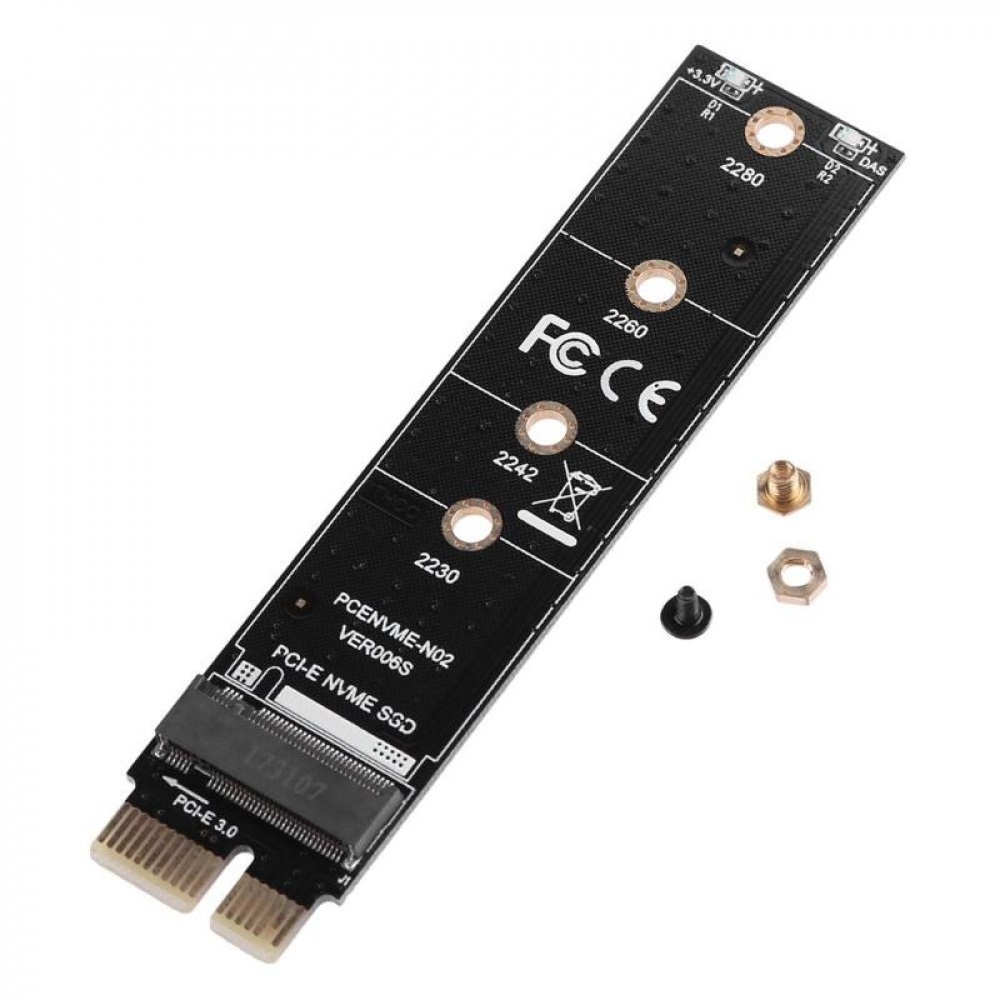 Adaptador Ssd M2 Nvme Ssd Vertical Pcie X1 (Para PC) | Shopee Brasil