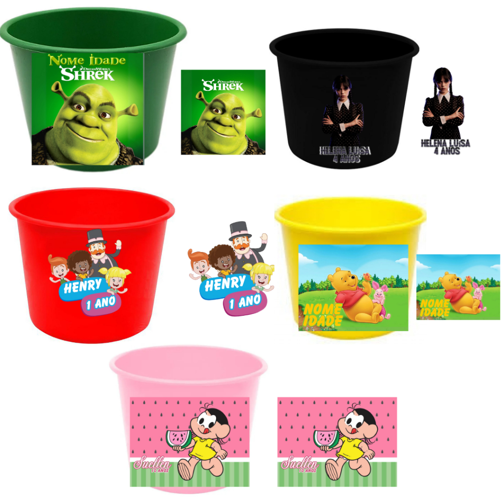 30 ADESIVOS BALDE 1,5L | Shopee Brasil