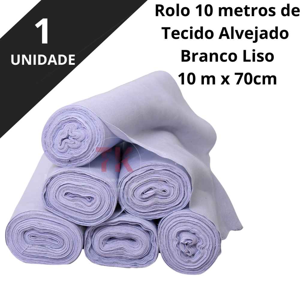 Tecido Alvejado Pé De Galinha Pano De Prato Guardanapo, Rolo com 10 Metros | Shopee Brasil