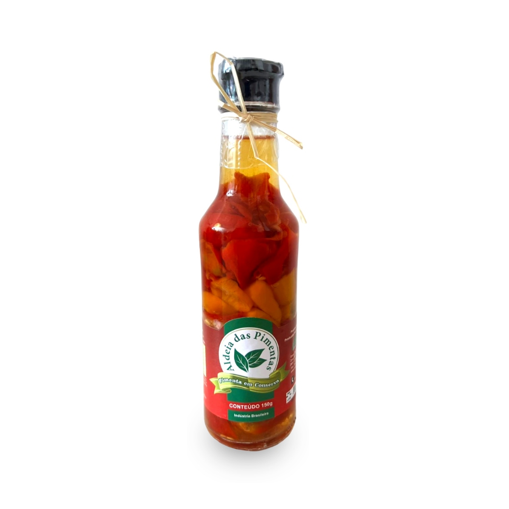 Pimenta em Conserva Artesanal Aldeia das Pimentas 150g | Shopee Brasil