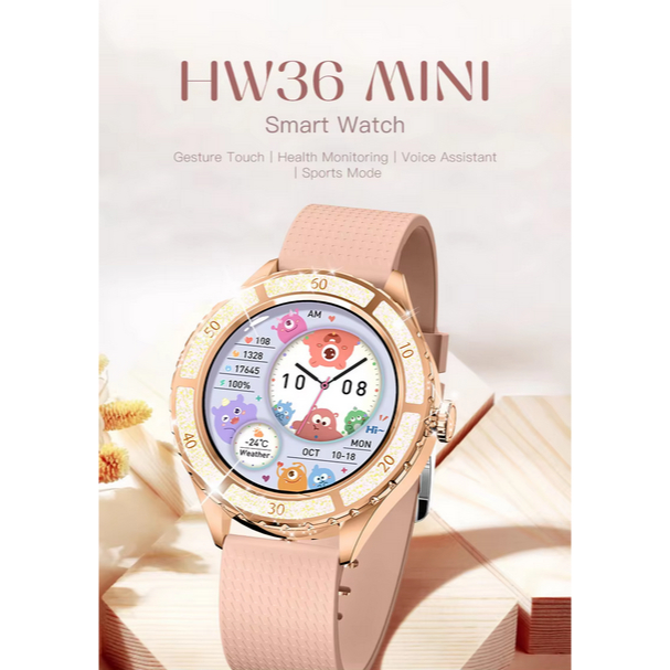 Smartwatch Feminino M10 Mini & HW36 Mini Relogio Inteligente Pulseira ...