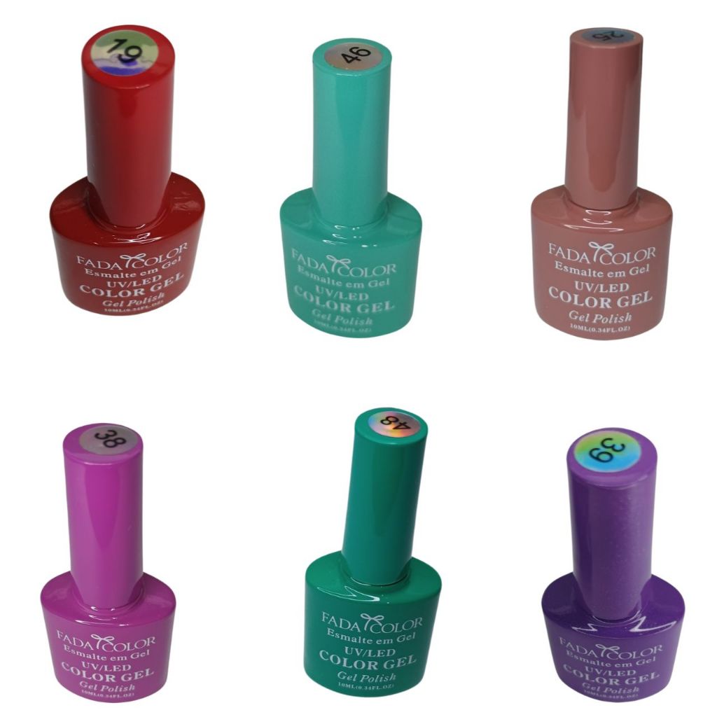 Esmalte Gel Fada Color Nails Secagem Rápida Cabine /UV | Shopee Brasil