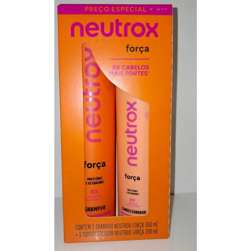 KIT NEUTROX FORÇA SHAMPOO+CONDICIONADOR | Shopee Brasil