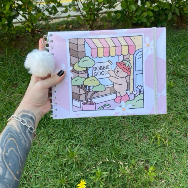 Livro para colorir Bobbie Goods | B5 18x25cm | Shopee Brasil