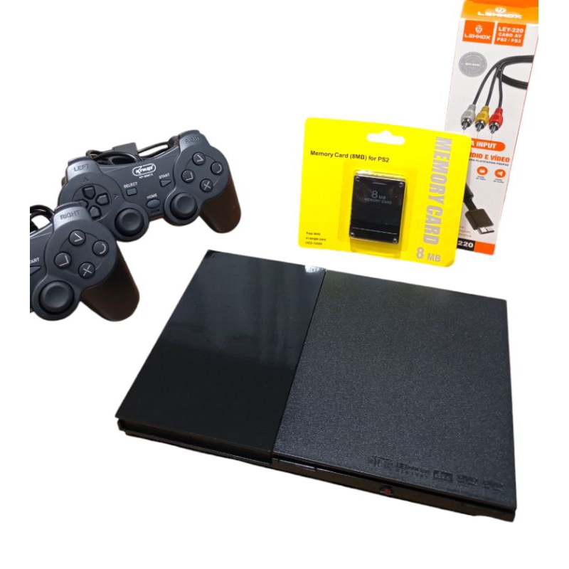 Ps2 Playstation 2 Black - Via 0pL | Shopee Brasil
