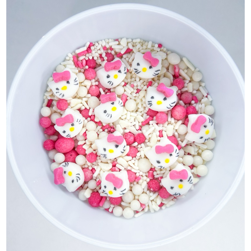sprinkles hello kitty, confeitos de açúcar | Shopee Brasil