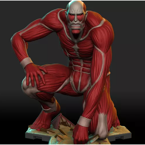 Diorama Action Figure Colossal Titan shingeki no kyoijin/Attack on ...