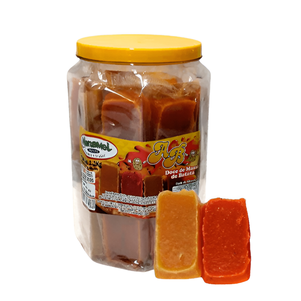 Doce de abobora e batata doce Misto pote com 20 unidades 1,020kg ...