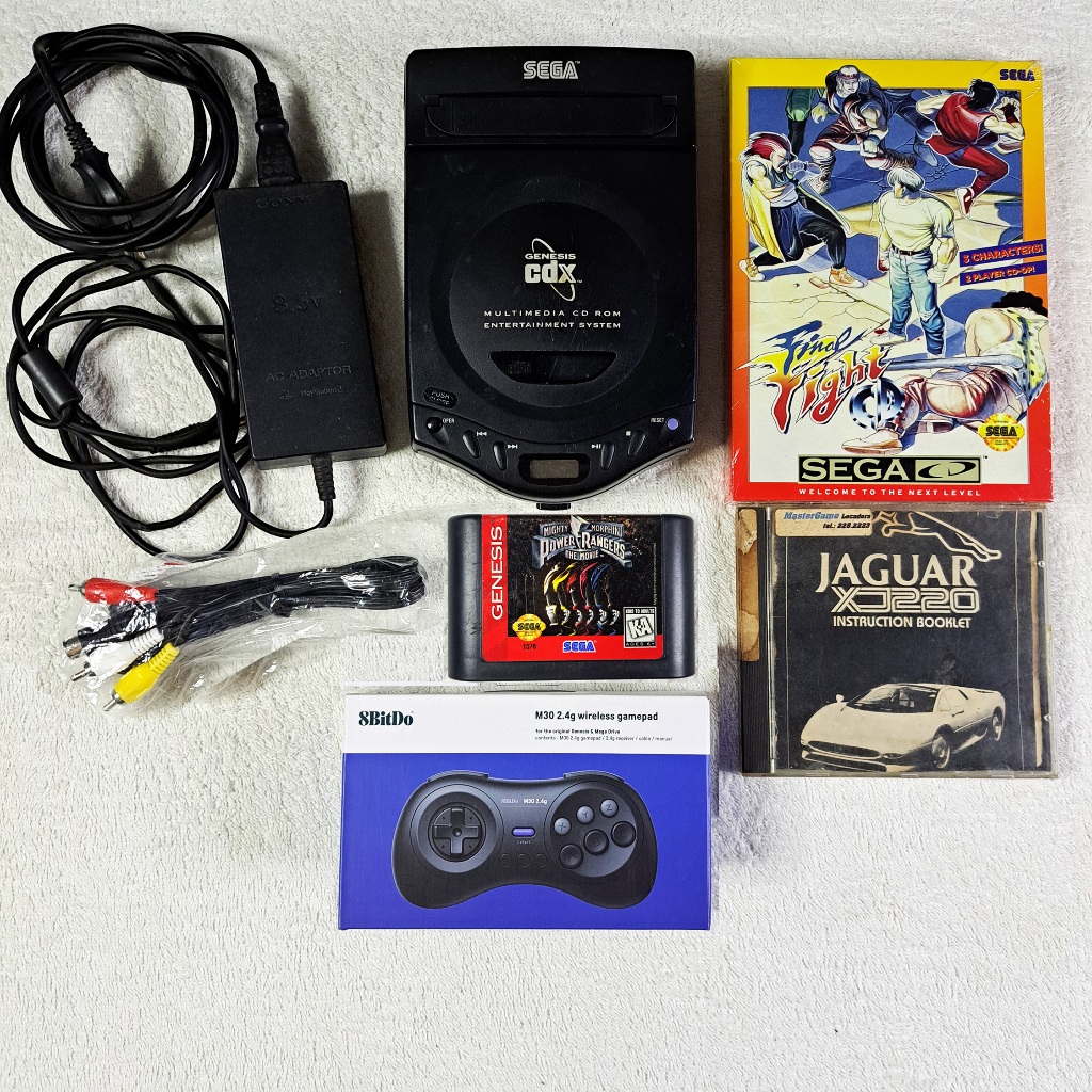 Console Sega Multi CDX Americano - Funcionando Tudo! Mega Drive + Sega ...