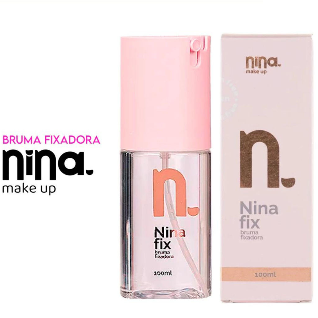 Bruma Fixadora Nina Fix Nina Makeup 100ml | Shopee Brasil