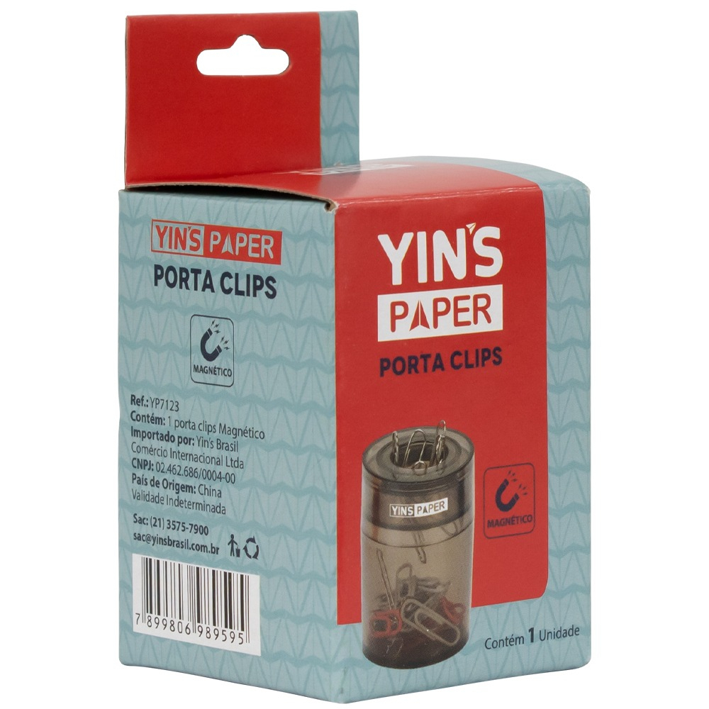 Porta Clips Magnético Fumê Yins Paper | Shopee Brasil
