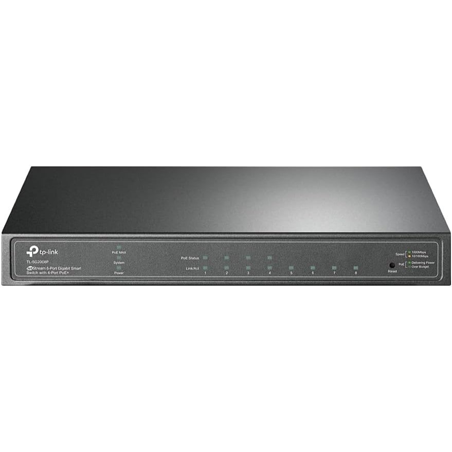 Tp-Link TL-SG2008P - Jetstream 8 portas Gigabit Smart Switch | Shopee ...