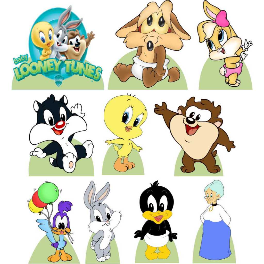 Centro De Mesa Looney Tunes Baby Display Para Decoração De Festa ...