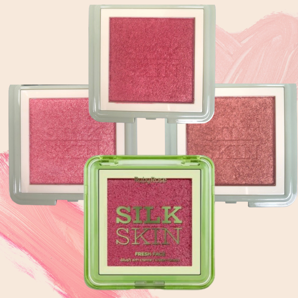 Blush Cremoso Fresh Face Cream Silk Skin - Ruby Rose | Shopee Brasil