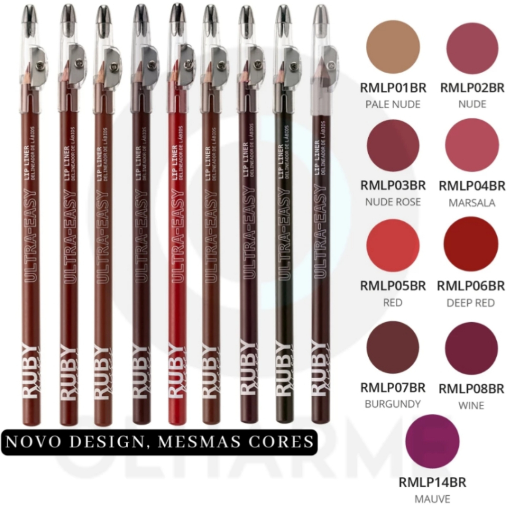 Lapis Labial de Madeira Ruby Kisses | Shopee Brasil